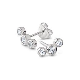 Tchibo - 925 Silber Ohrstecker Zirkoniabogen - silber