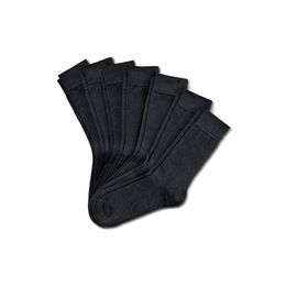 Tchibo - 7 Paar Socken - Herren - Gr. 44-46 - schwarz