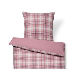 Tchibo - Biber-Bettwäsche - rosé