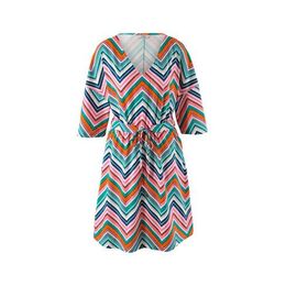 Tchibo - Bedrucktes Jerseykleid - Damen - Gr. L - mehrfarbig