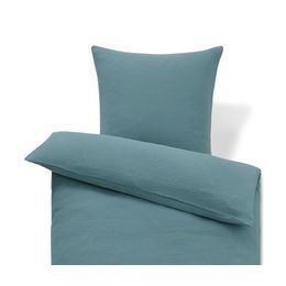 Tchibo - Musselin-Bettwäsche - blau