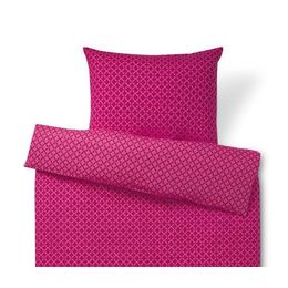 Tchibo - Microfaser-Bettwäsche - rosa