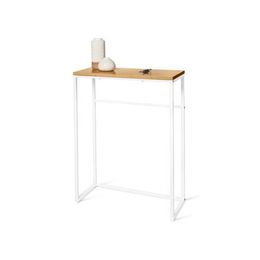 Tchibo - Konsolentisch mit Eichenholz - 70x30x89cm - braun - Metall / Eichenholz