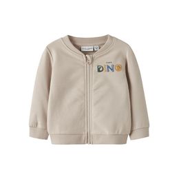 name it Sweatjacke 'NBMVONNE' Größe 80 beige / blau / gelb / grün