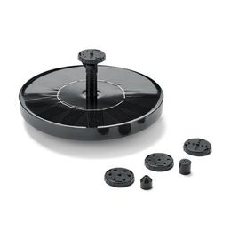 Tchibo - Schwimmender Solar-Springbrunnen - schwarz