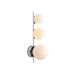 Tchibo - Wand-und-Decken-Leuchte - 42,5x12x17cm - silber - Metall / Glas