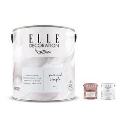 Tchibo - Elle Decoration by Crown Premium-Wandfarbe im Set mit 2 Testern - hellgrau