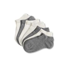 Tchibo - 7 Paar Kinder-Sneakersocken - Herren - Gr. 23-26 - creme