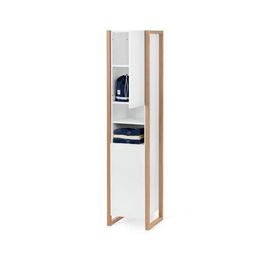 Tchibo - Bad-Hochschrank - 41x40x180cm - braun - Holz / Eschen-Massivholz