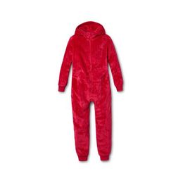 Tchibo - Loungeoverall aus recyceltem Material - Herren - Gr. 122/128 - rot
