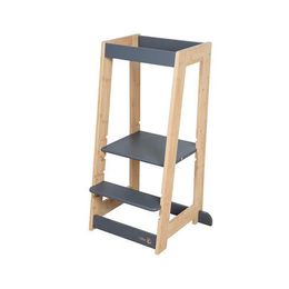 Roba Lernturm holz anthrazit - 54x43,5x88cm - anthrazit - Holz / Holz