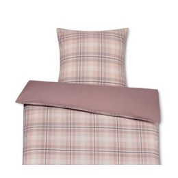 Tchibo - Flanell-Bettwäsche - rosa