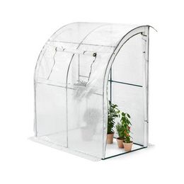 Tchibo - Anlehn-Pflanzenschutzzelt - 180x100x200cm - dunkelgrün - Polyethylen / Polyester / Metall
