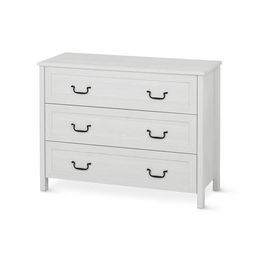 Tchibo - Kommode mit 3 Schubladen - 102x41x77,5cm - schwarz - Holz / Metall