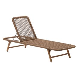 Pharao24.de Gartenmöbel Liege in modernem Design 195 cm lang und 63 cm breit