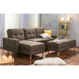 Pharao24.de Sofa aus Flachgewebe Armlehnen (zweiteilig)