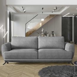 Pharao24.de Sofa Dreisitzer aus Webstoff mit Armlehnen