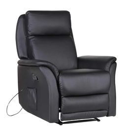 Pharao24.de Massagesessel in Schwarz Armlehnen