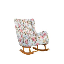 Pharao24.de Schaukelsessel mit Ohren Blumenmuster