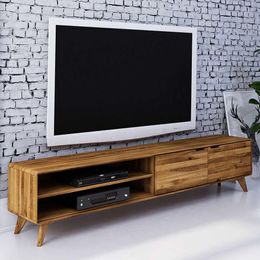 Pharao24.de Fernsehboard aus Wildeiche Massivholz 220 cm breit