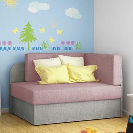 Pharao24.de Ecksofa Couch mit Armlehne und Schlaffunktion