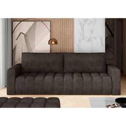Pharao24.de Sofa Couch mit Schaumstoffpolsterung und zwei Sitzplätzen