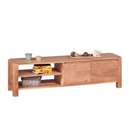 Pharao24.de TV Tisch aus Akazie Massivholz 140 cm breit