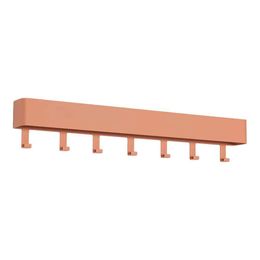 Pharao24.de Garderobenleiste Metall modern aus Stahl 72 cm breit - 12 cm hoch