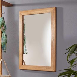 Pharao24.de Dielenspiegel aus Wildeiche Massivholz 100 cm breit