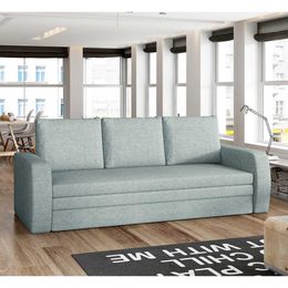 Pharao24.de Schlafsofa Couch mit Schlaffunktion und Armlehnen