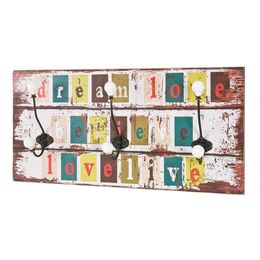 Pharao24.de Kleiderhakenleiste in Bunt Shabby Chic