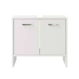 Pharao24.de Badschrank Waschbeckenunterschrank mit Holzwerkstoff Oberfläche 2 türig