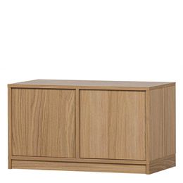 Pharao24.de Unterschrank Fernseher in Eichefarben Breite 77 cm oder 110 cm