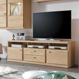 Pharao24.de TV Board aus Wildeiche Bianco geölt 170 cm