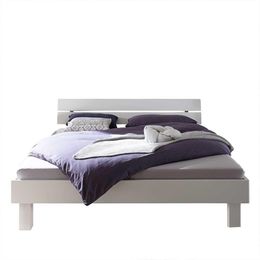 Pharao24.de Futonbett in Weiß Buche Massivholz