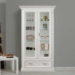 Pharao24.de Vitrine Standvitrine 184 cm hoch mit Glastüren