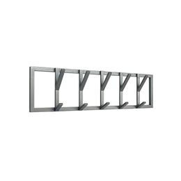 Pharao24.de Wandgarderobe mit 5 Kleiderhaken Metall