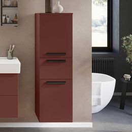 Pharao24.de Badezimmermidischrank Badezimmerschrank in Dunkelrot foliert