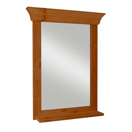 Pharao24.de Wandspiegel Landhaus Kiefer mit Ablage 85 cm hoch