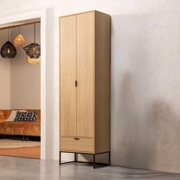 Pharao24.de Schrank Wohnzimmerschrank 2 türig mit Drehtüren