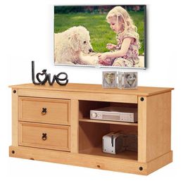 Pharao24.de Fernsehmöbel aus Kiefer Massivholz Landhausstil