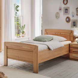 Pharao24.de Seniorenbett aus Eiche teilmassiv Made in Germany