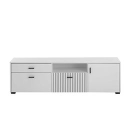 Pharao24.de Fernseher Schrank mit einem offenen Gerätefach Türen