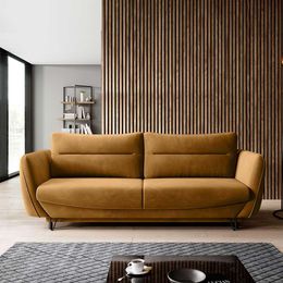 Pharao24.de Sofa Couch mit Armlehnen und drei Sitzplätzen
