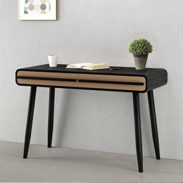 Pharao24.de Schreibtisch Designschreibtisch mit zwei Schubladen 120 cm breit