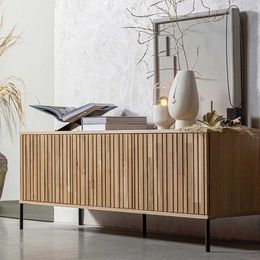Pharao24.de Fernsehunterschrank im Skandi Design 150 cm breit - 56 cm hoch