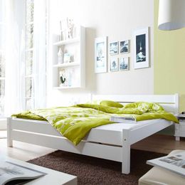 Pharao24.de Futonbett in Weiß Kiefer