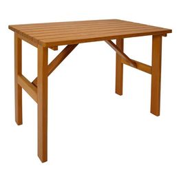 Pharao24.de Stehtisch Garten Kiefer aus Massivholz 108 cm hoch - 125 cm breit