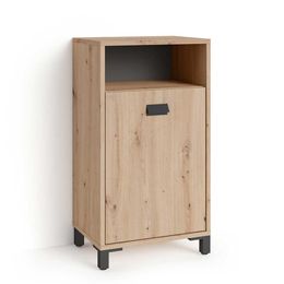 Pharao24.de Badezimmerunterschrank in Wildeichefarben modernes Design