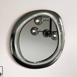 Pharao24.de Glasspiegel modernes Design in Rauchgrau die Wandmontage